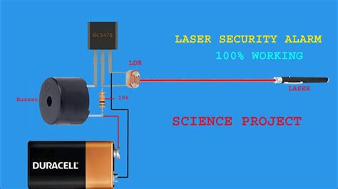 How To Make Laser Security Alarm 100℅ Working Selected Science Projects