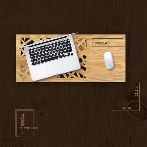 Wooden Laptop Tray Macbook Stand Husband T Docking Statio Inspire
