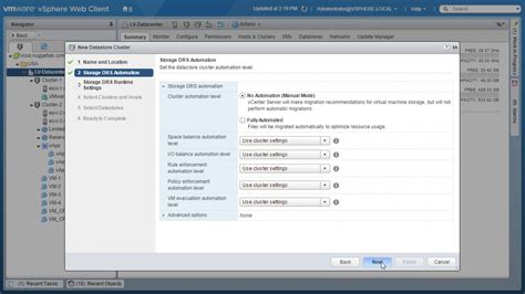 Create New Datastore Cluster Matta Tech