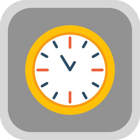 Wall Clock Vector Icon Design 20157986 Vector Art At Vecteezy