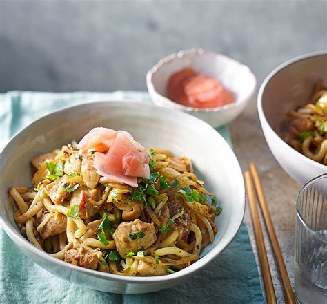 Ginger Chicken Udon Noodles Good Food Middle East