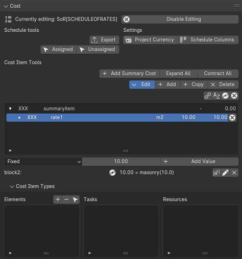 Bbim Rate Based Costing In Scheduleofrates — Osarch