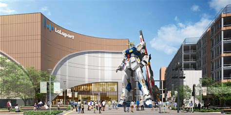 「ららぽーと福岡」に実物大の「νガンダム」立像。2022年春に公開