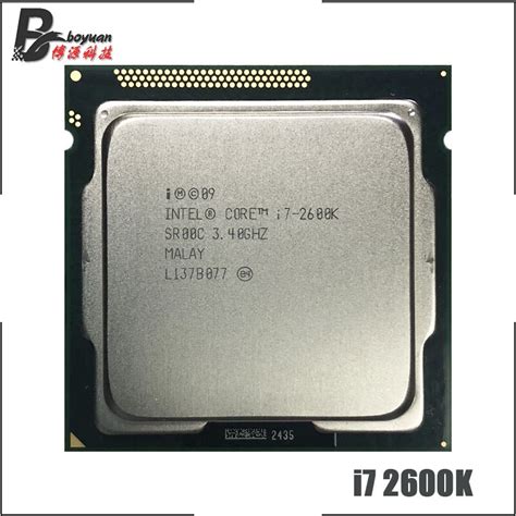중고 쿼드 코어 Cpu 프로세서 인텔 코어 I7 2600k I7 2600k 3 4 Ghz 8m 95w Lga 1155 Cpu Processor Core I7