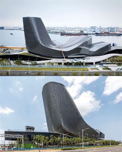 Parametricarchitecture On Instagram Kaohsiung Port Terminal Designed By Reiser Umemoto Rur
