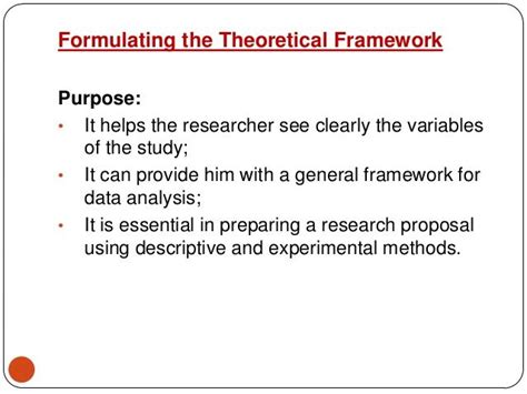 How To Write Theoretical Framework Pierreropyang