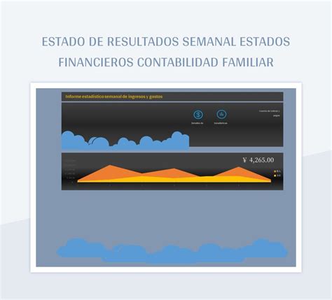 Plantilla De Excel Estado De Resultados Semanal Estados Financieros