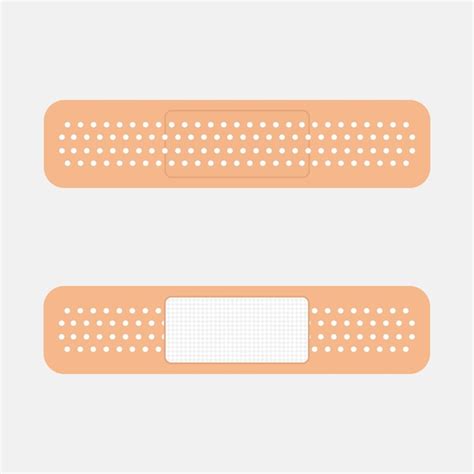 Premium Vector Adhesive Bandage Isolated On White