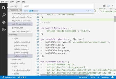 Keybindings Vscode Docs