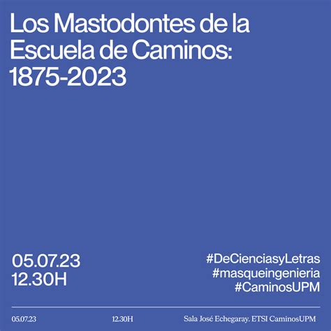 CaminosUPM acoge una charla inédita sobre la historia paleontológica de Madrid ETSI Caminos