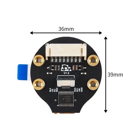 128 Inch Gc9a01 Round Tft Lcd Display Module Controllerstech®