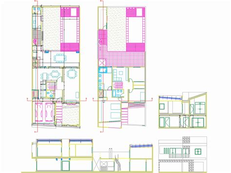 Casa Independente Em Dois Níveis Em Autocad Cad 82735 Kb Bibliocad