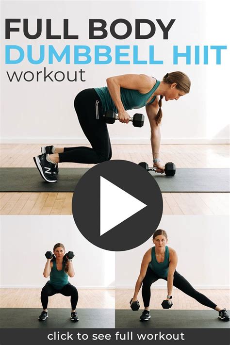 At Home Circuit Workout Full Body Dumbbells Artofit