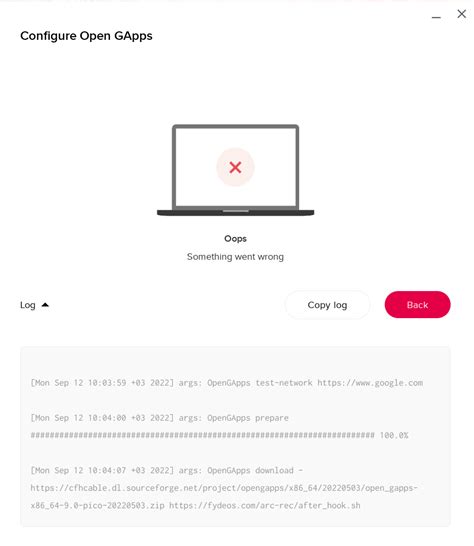 Opengapps Error Rfydeos