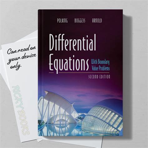Differential Equations With Boundary Value Problems 2nd Edition Al Boggess Pre Loved Book