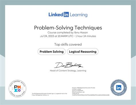 Ibnu Hasan On Linkedin Certificate Of Completion