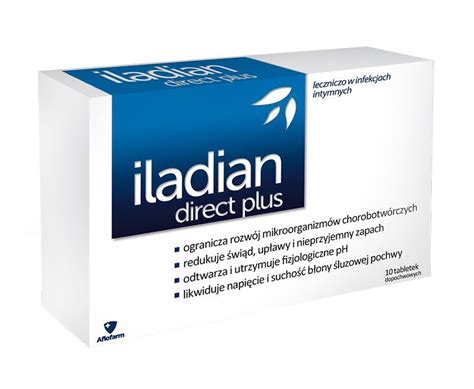 Iladian Direct Plus Na Infekcje Intymne 10 Tabletek Dopochwowych E
