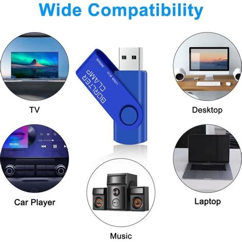 Clé USB Go Lot de USB Flash Drive Pivotante Clef USB Colorée USB Stockage Pen Drive