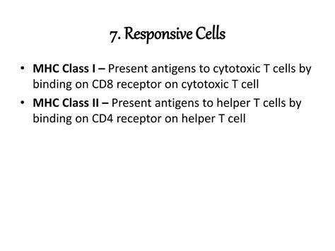 Different Between Mhc Class 1 And Mhc Class Ppt Free Download