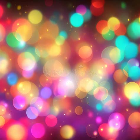Background Bokeh Is Blurred By Abstract Lights Opulent Vibrant Bokeh