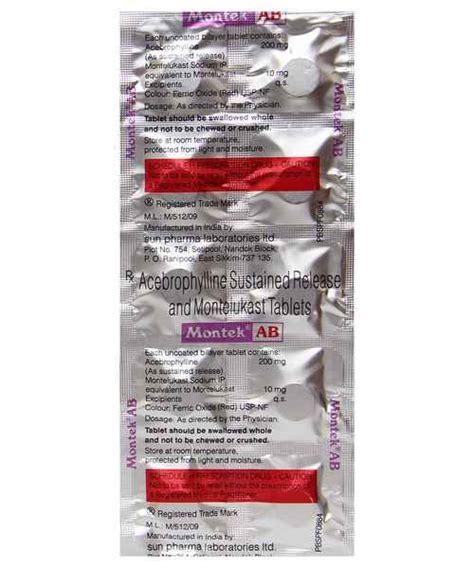 Buy Montek Ab Tablet Medplus