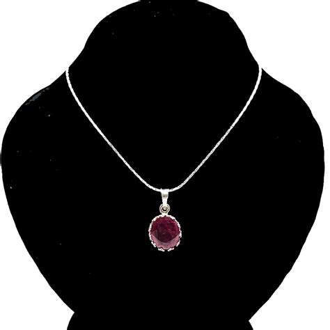 Ruby Pendant Lattice Design Jawa Gems