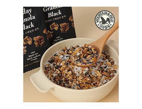 원데이 그래놀라 블랙 시리얼 100낱봉