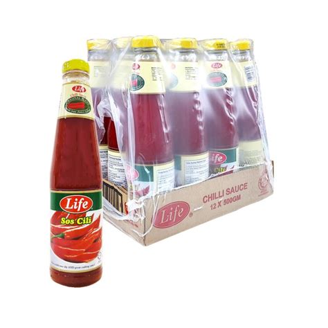 Buy Life Chili Sauce 12 X 500g Carton For Only Rm619 Pasaraya Cs