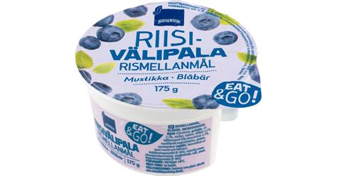 Rainbow Riisivälipala Mustikka 175 G S Kaupat Ruoan Verkkokauppa