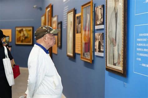 生命短艺术长勇猛精进俞云阶文献展开幕 油画 美术 先生