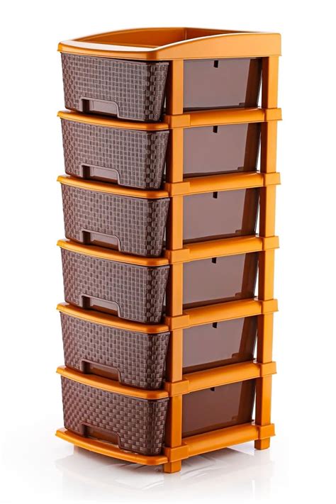 6 Xl Plastic Modular Drawer System For Home Office Hospital Parlor