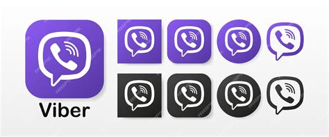 Premium Vector Viber Logo Viber Vector Icon On A White Background