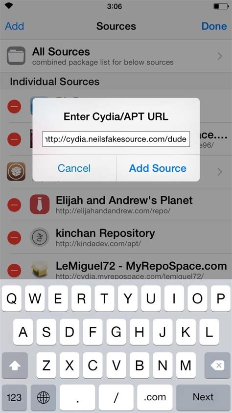 How To Add A New Source To Cydia On Your Jailbroken Ios Device Ios