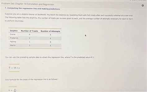 Solved Oblem Set Chapter Correlation And Regression Chegg