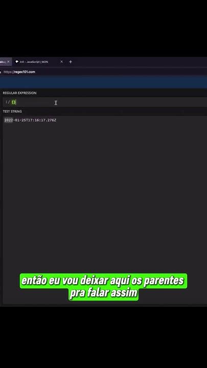 Criando E Validando Uma Regex No Regex101 Youtube