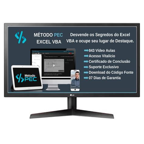 Curso Metodo Pec Em Excel Vba Souza Sistemas