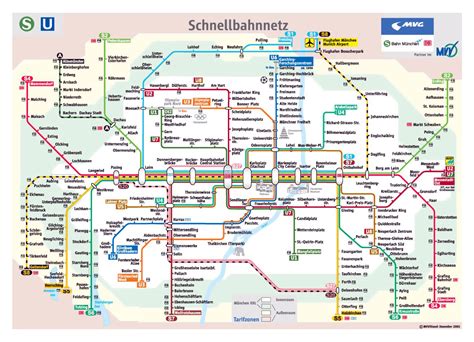 Munich Public Transportation Zones Transport Informations Lane
