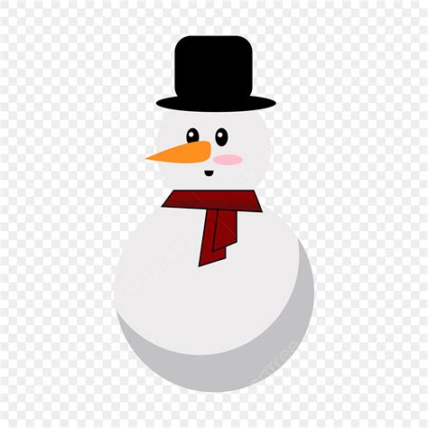 Snowmans Vector Hd Images Snowman Clipart Png Vector Element Winter