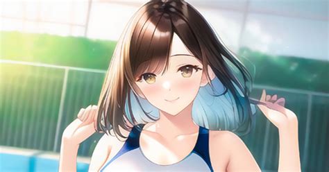 競泳水着 君おはよー 今週もがんばろーね な競泳パンストちゃん Yu Hiのイラスト Pixiv