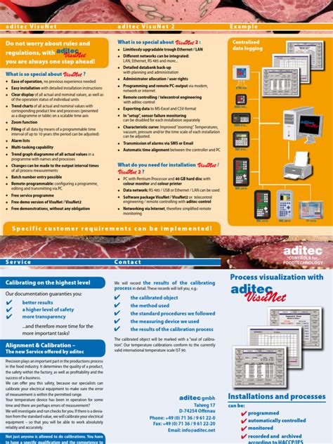 Visunetfolderen Pdf Calibration Computer Network