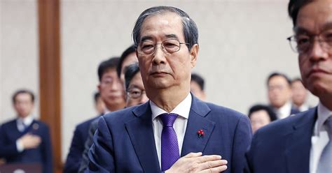 한덕수 야당 탄핵 압박에도…쟁점법안 거부권 행사 무게