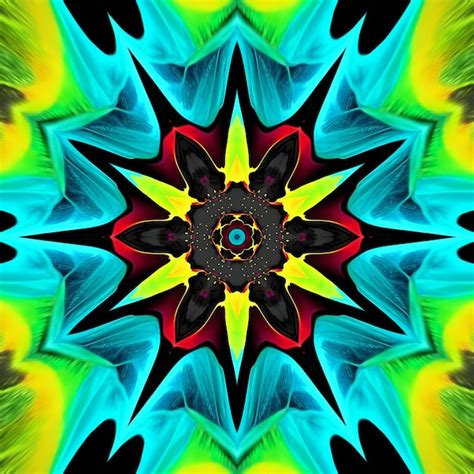 Premium Photo A Kaleidoscope Of Colors And Shapes