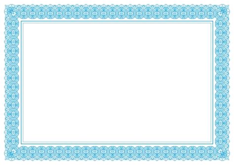 인증서에 대한 Guilloche 경계 디자인 프리미엄 벡터