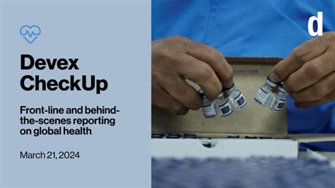 Devex CheckUp The Dates To Add To Your Global Health Calendar Devex