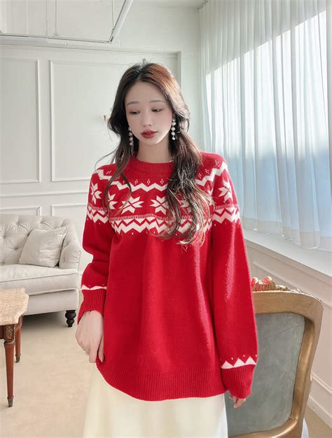 완전품절 노르딕 원터치 울 니트 Nordic Wool Knit 팩더널드
