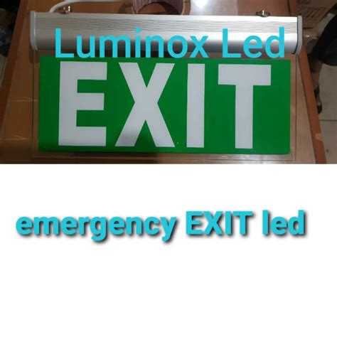 Jual Emergency Exit Led 5w 5watt Gantung Exit Darurat Lamp 5 Watt 5 W
