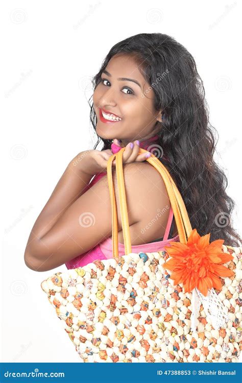 Young Indian Girl Posing In Style For Product Shoot Stock Image Image