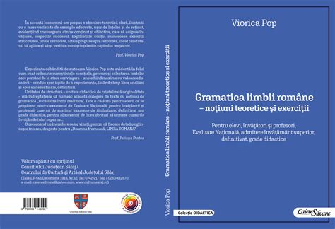 Carte de gramatică apărută la Editura Caiete Silvane Revistă de cultură