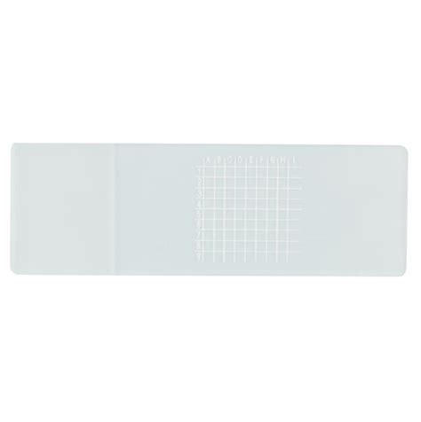 Research Products International Corp Microscope Grid Slides White