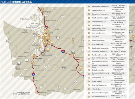 Washington States Breweries Double Capacity In 4 Years Heres A Map